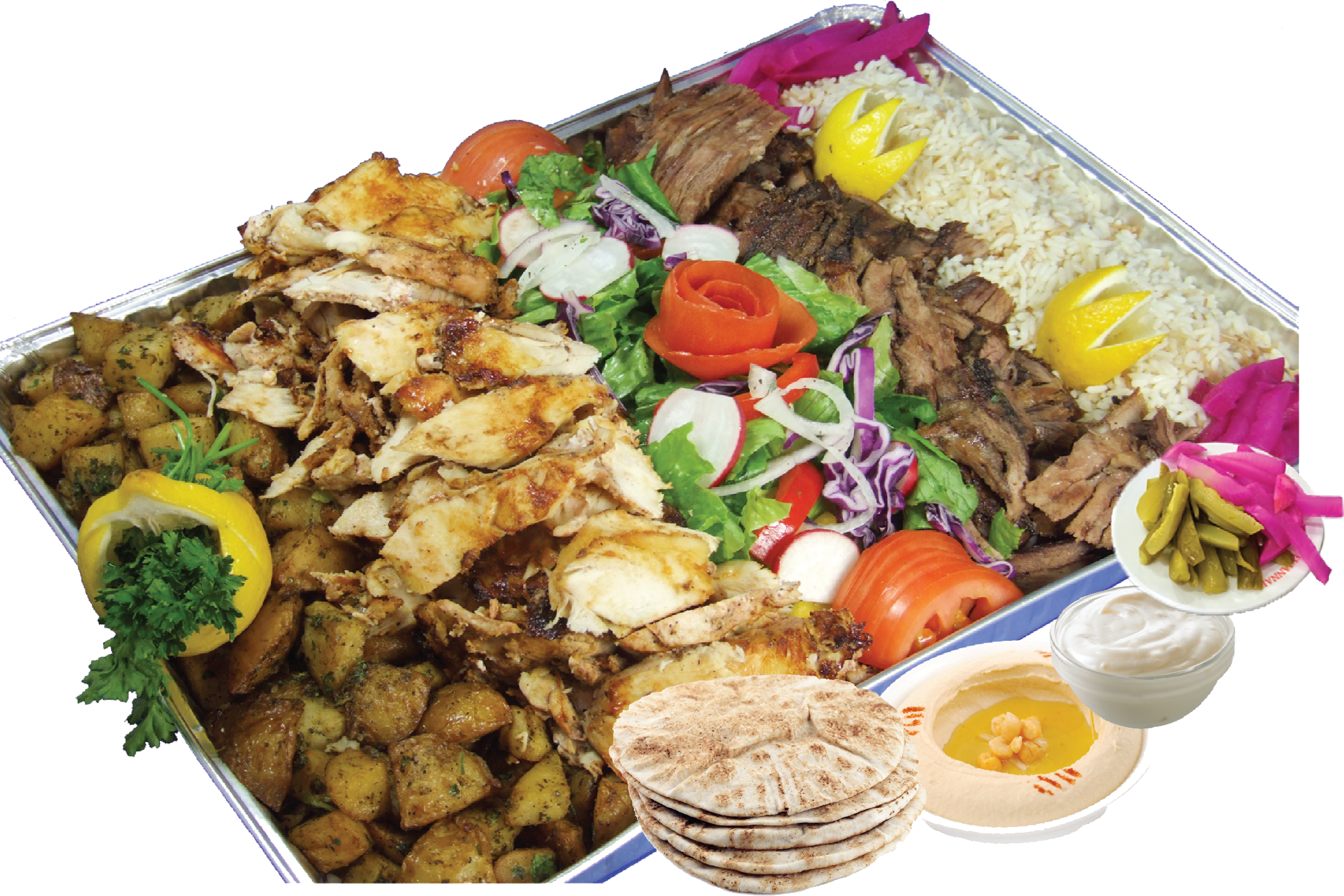 Family Shawarma Tray For 5 people | Shawarma Centre